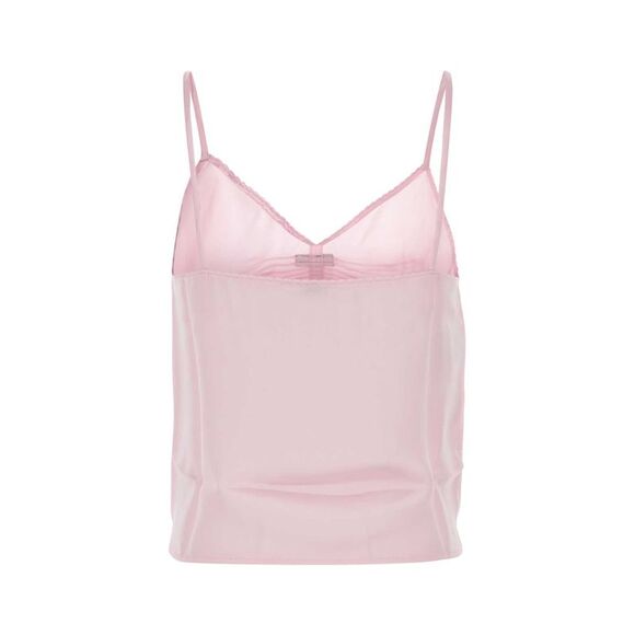 Miu Miu | Accessories | Miu Miu Women Pastel Pink Satin Tank Top | Poshmark